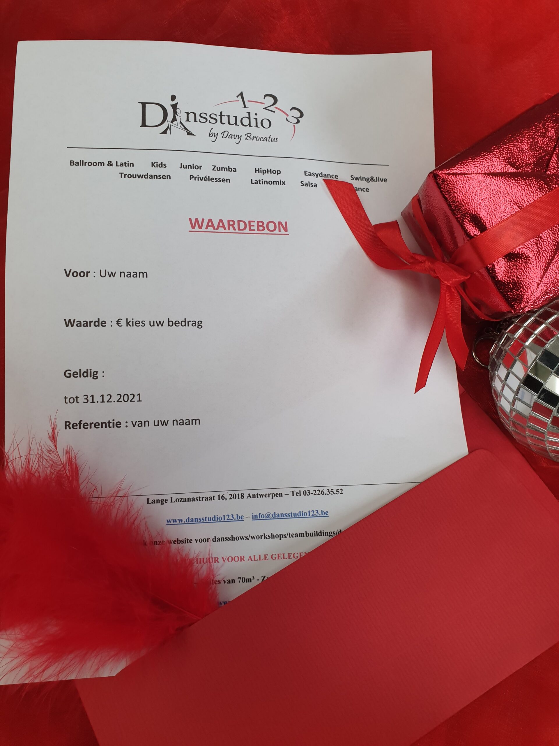 Kijk ook even bij arrangementen of webshop